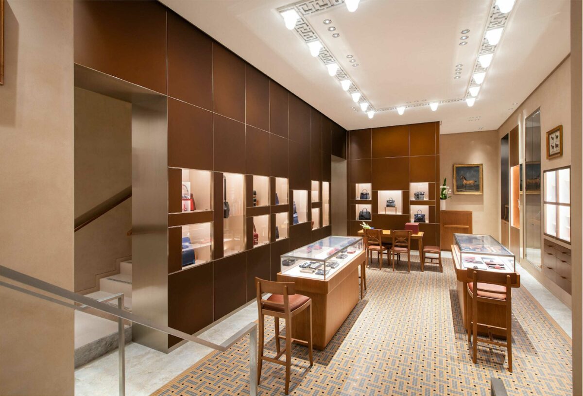 Boutique Hermès, avenue Georges V - Atelier Emmanuel Barrois